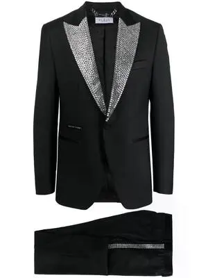 Philipp Plein Crystal-embellished Dinner Suit