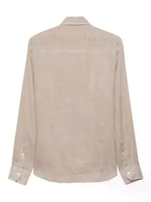 ORIAN Long-sleeve Linen Shirt - Neutrals