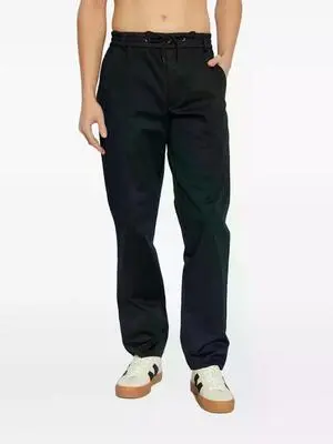 Moncler Cotton Gabardine Chinos - Blue