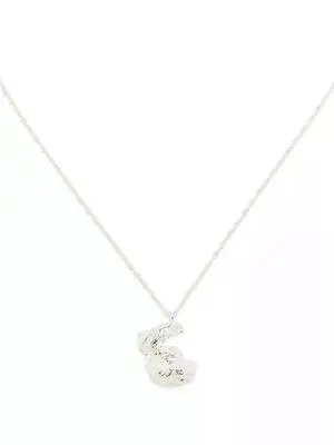 LOVENESS LEE E Alphabet Pendant Necklace - Silver