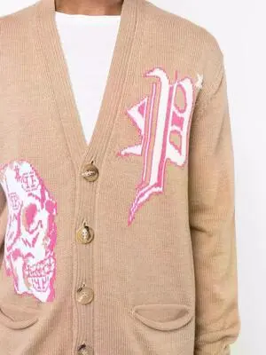 Philipp Plein Merino Wool Cardigan