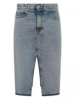 Stella McCartney Asymmetrical Denim Skirt