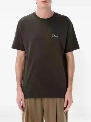 DIME Logo-embroidered T-shirt
