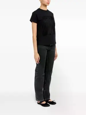 MAISON MARGIELA Round Neck T-shirt With Signature Numbers Motif