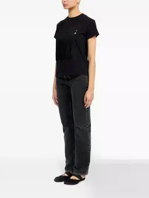 MAISON MARGIELA Round Neck T-shirt With Signature Numbers Motif