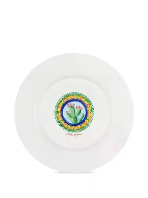 Dolce & Gabbana 2 Piece Fine Porcelain Dinner Plate Set