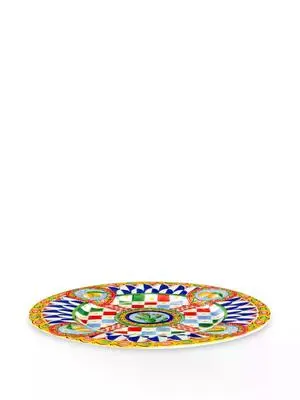 Dolce & Gabbana 2 Piece Fine Porcelain Dinner Plate Set
