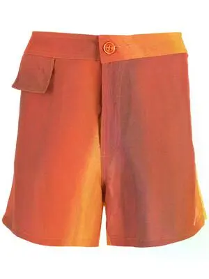 AMIR SLAMA Printed Straight Shorts