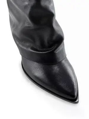 NOTABENE 60mm Zorro Leather Boots - Black
