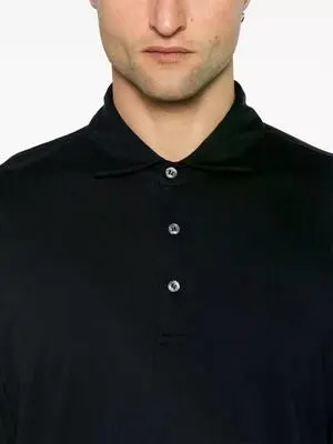 LARDINI Long-sleeved Polo Shirt