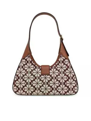 Kate Spade New York Floral-jacquard Shoulder Bag - Red