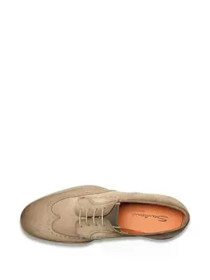 Santoni Leather Brogues - Neutrals