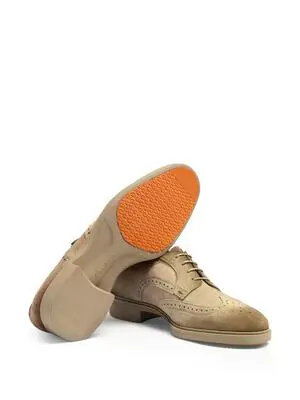 Santoni Leather Brogues - Neutrals