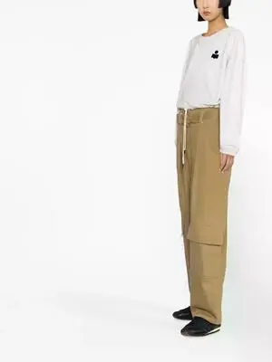 MARANT ETOILE Margo Cropped Sweatshirt - Neutrals