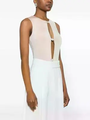 NISSA Rhinestone-embellished Body - Neutrals