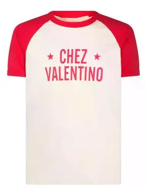 Valentino Garavani Cotton T-shirt - Neutrals