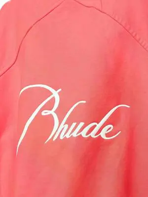 Rhude Embroidered Half-zip Sweatshirt - Red