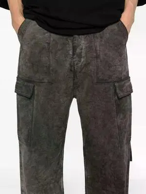 Rick Owens Distressed Cargo Trousers - Brown