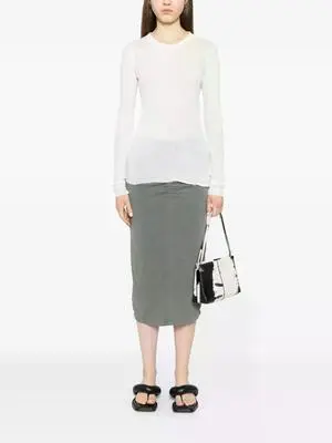 JAMES PERSE Long-sleeve Ribbed Knit Sweater - Neutrals