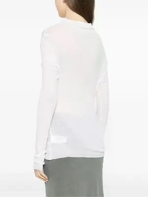 JAMES PERSE Long-sleeve Ribbed Knit Sweater - Neutrals