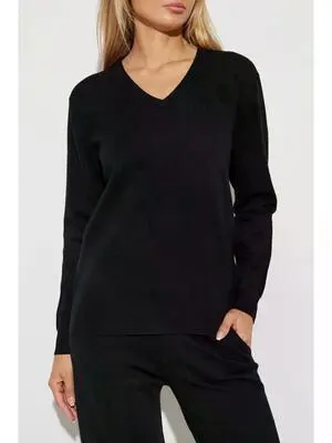 Max Mara V-neck Wool Knit Top