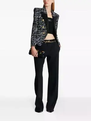 Balmain Love Letter Tailored Jacket
