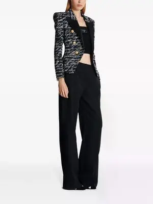 Balmain Love Letter Tailored Jacket