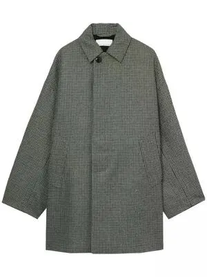 Random Identities Check-print Coat