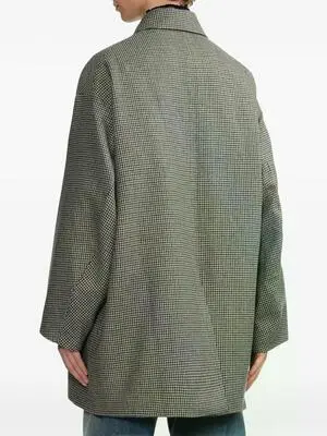 Random Identities Check-print Coat