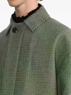 Random Identities Check-print Coat