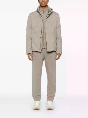 Canali Diamond-quilted Jacket