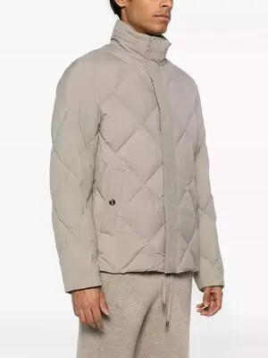 Canali Diamond-quilted Jacket