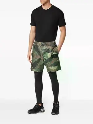PLEIN SPORT Camouflage-print Layered Track Pants