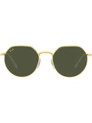 Ray-ban Jack Geometric Sunglasses - Gold
