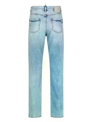 Dsquared2 Ripped-detail Slim-cut Jeans