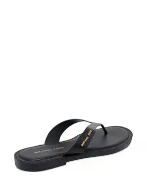 Michael Kors Leather Thong Sandals