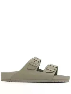 BIRKENSTOCK Arizona Exquisite Leather Sandals - Grey