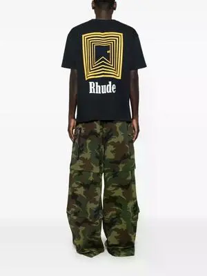 Rhude Chevron Logo Repeat Tee Vintage