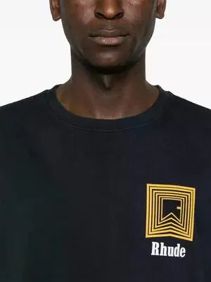 Rhude Chevron Logo Repeat Tee Vintage