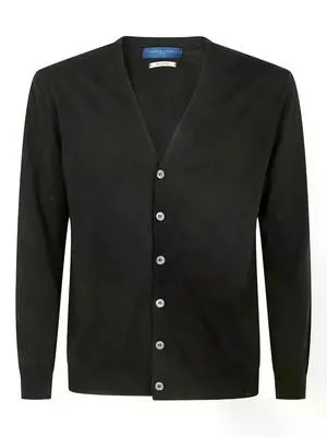 DANIELE FIESOLI V-neck Fine Knit Cardigan