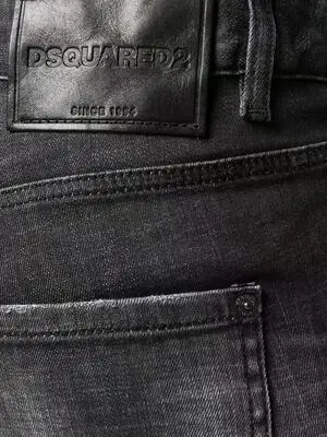 Dsquared2 Distressed-effect Logo-patch Denim Jeans