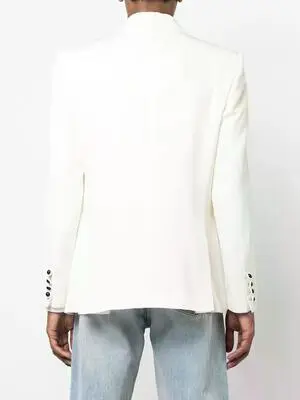 Casablanca Contrast-lapel Double-breasted Blazer