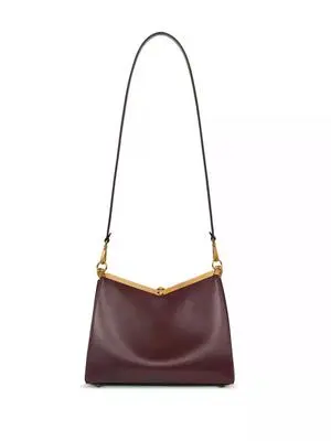Etro Vela Leather Shoulder Bag - Red