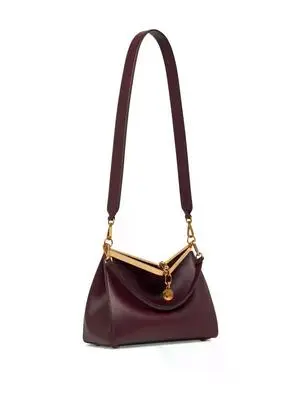 Etro Vela Leather Shoulder Bag - Red