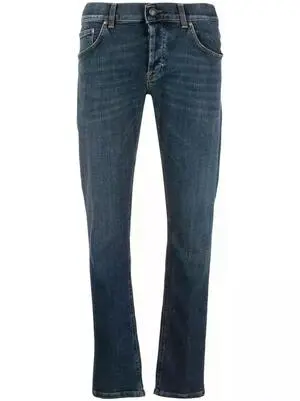 DONDUP Low-rise Straight-leg Jeans - Blue