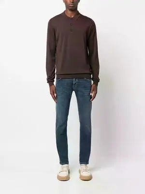DONDUP Low-rise Straight-leg Jeans - Blue