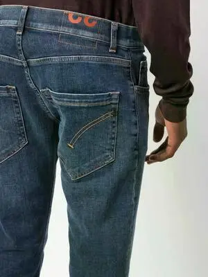 DONDUP Low-rise Straight-leg Jeans - Blue