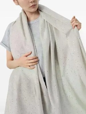 Brunello Cucinelli Sequin-embroidered Scarf
