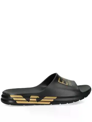 Ea7 Open Toe Slides Slipper