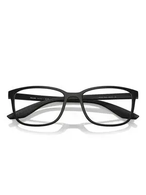 Prada Linea Rossa Square-frame Glasses - Black